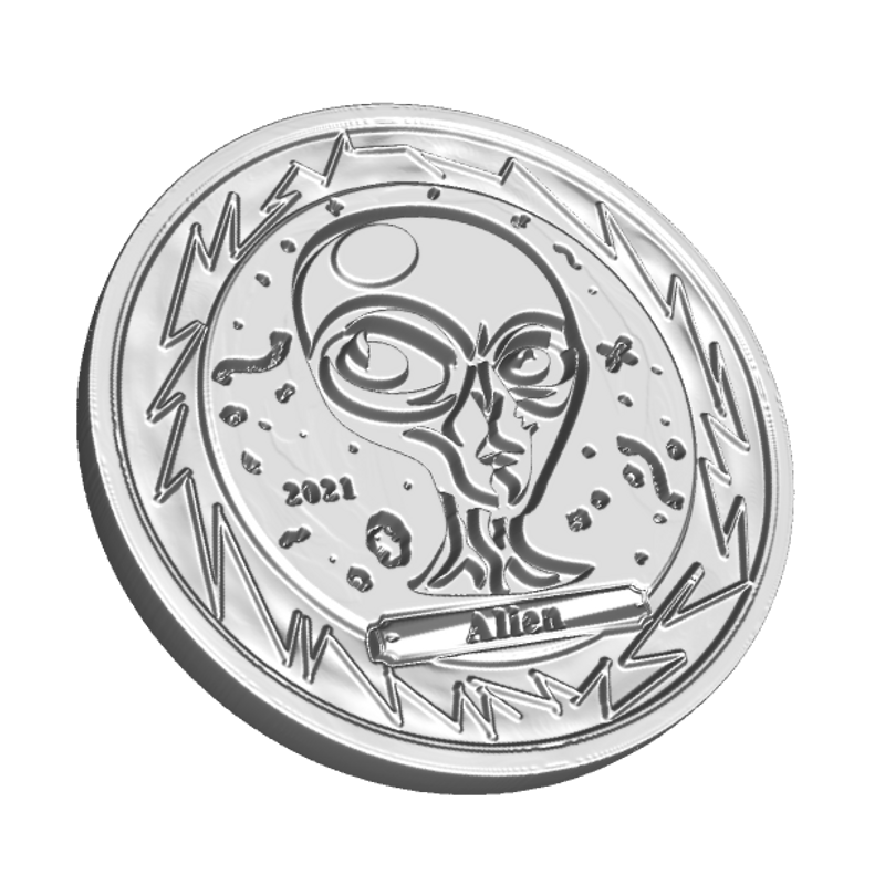 Silver coin - BNB 1 of 5 | NFT Collection | Airnfts