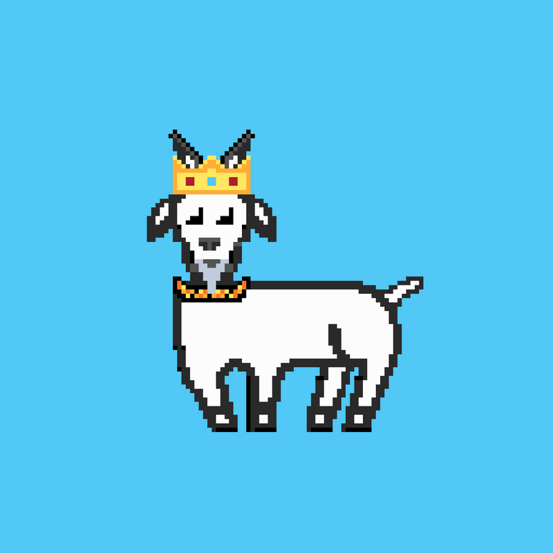 PXLGOAT #21/66 Crown | NFT Collection | Airnfts