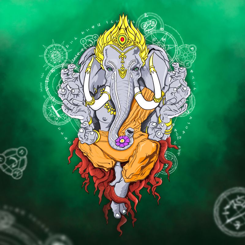Lord Lambodara Ganesha - v.3 | NFT Collection | Airnfts