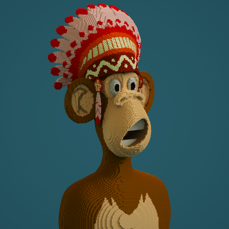 Voxel Chimps #102 | NFT Collection | Airnfts