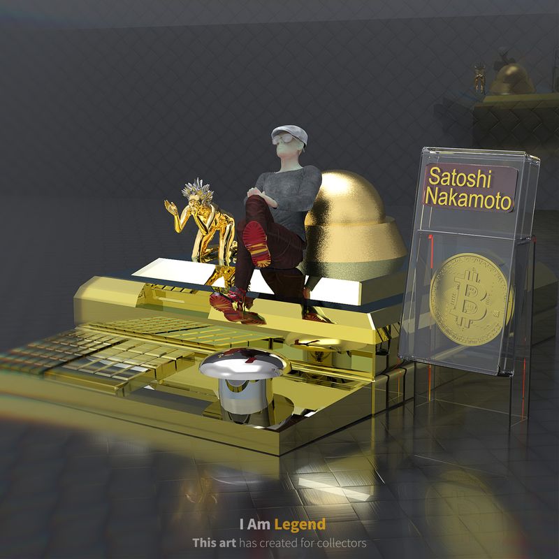 Golden Satoshi Nakamoto | NFT Collection | Airnfts