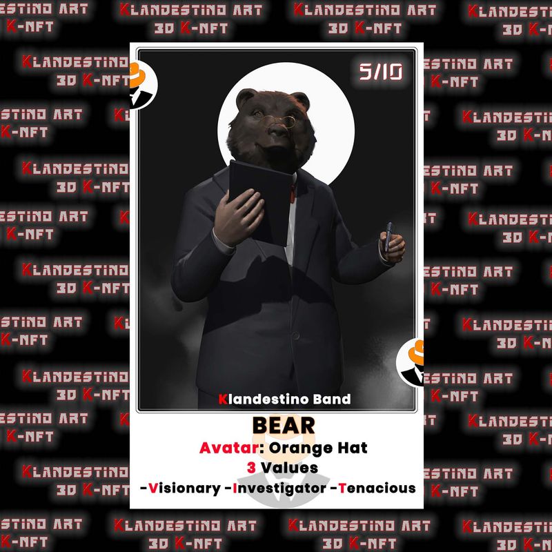 Bear Card #5 | NFT Collection | Airnfts