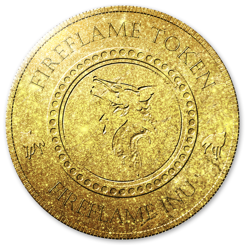 $Fire Token Gold Sparkle | NFT Collection | Airnfts